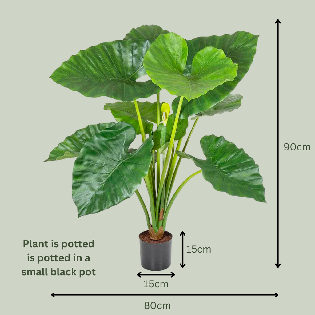 Artificial Elephant Ear Plant