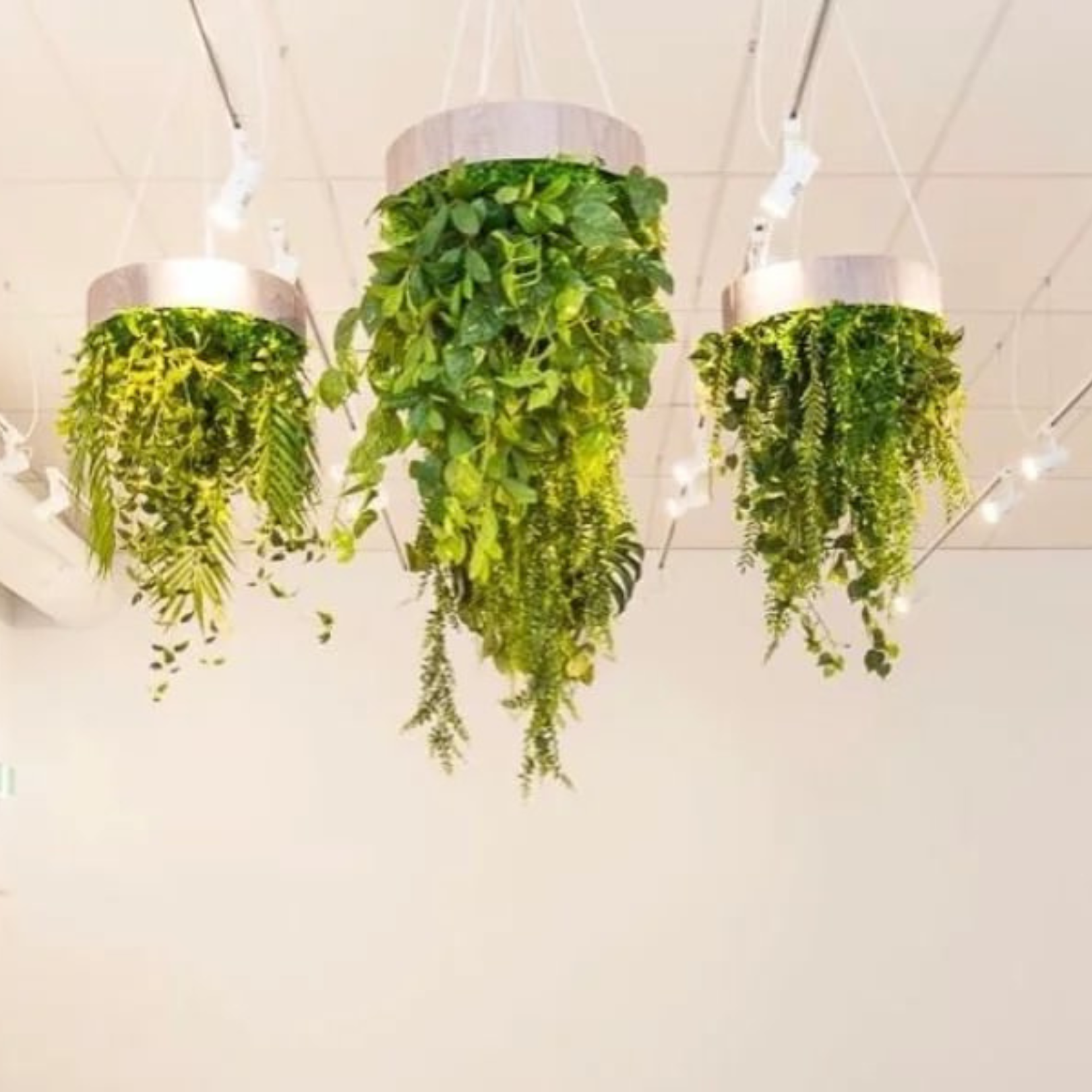 Artificial Cascade Chandelier