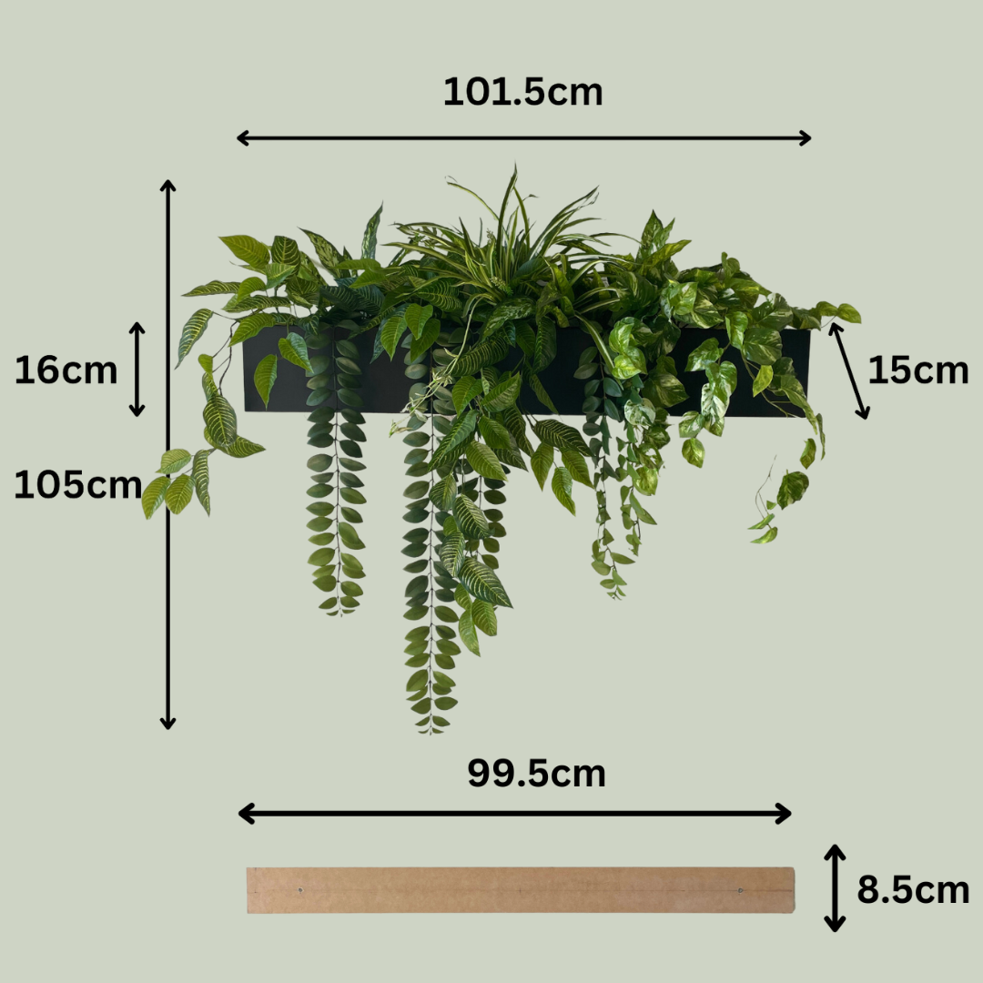 Artificial Hanging Planter Box