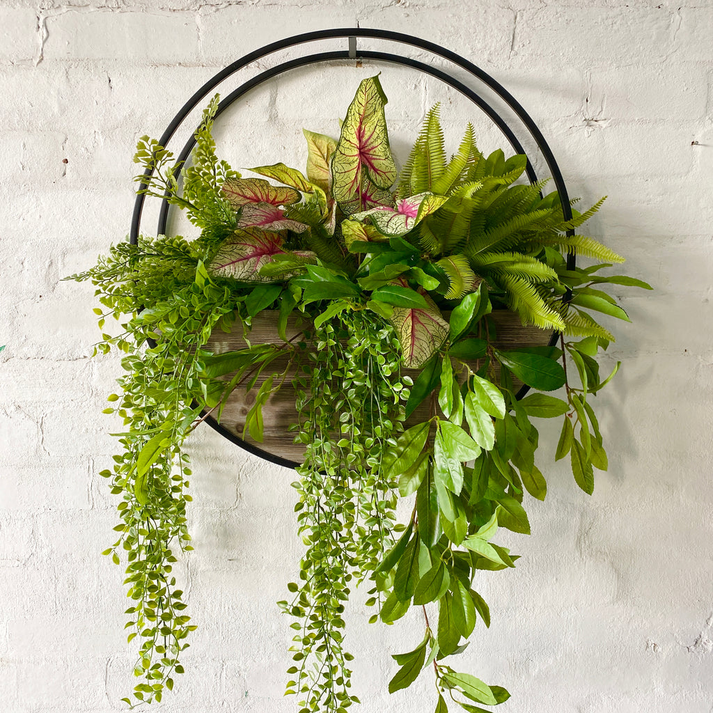 Half Moon Wall Planters | Brown Wood – The Plants Project