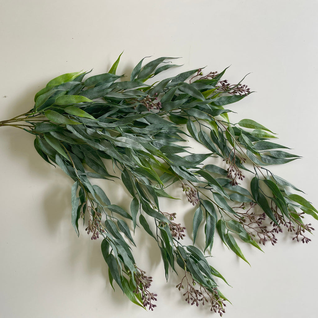 Artificial Hanging Seeded Gum | Purple – The Plants Project