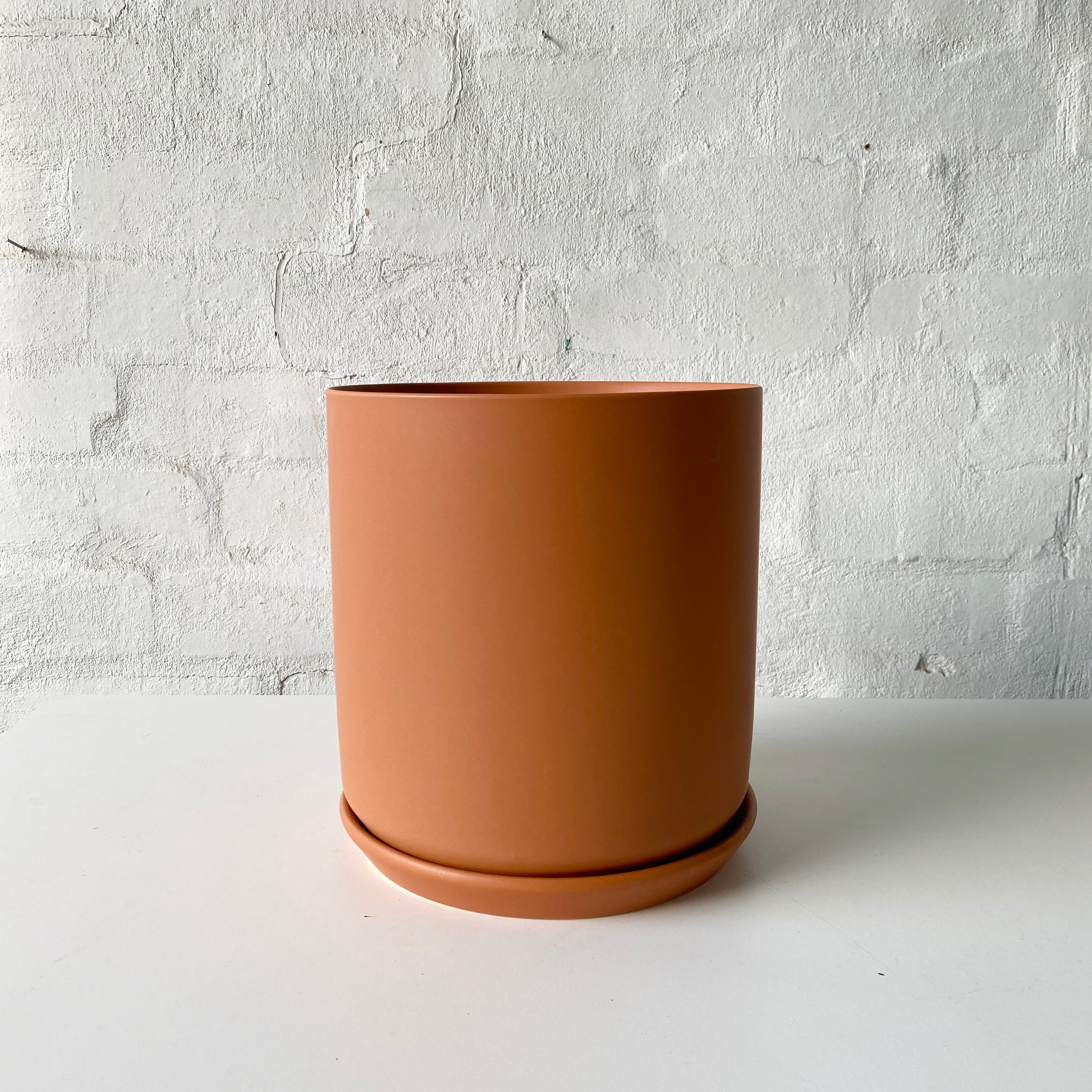 15cm Burnt Orange Ceramic Pot